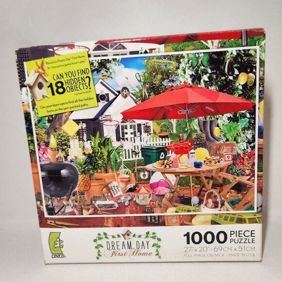 ceaco | Toys | 00 Piece Jigsaw Puzzle Dream Day First Home Hidden ...